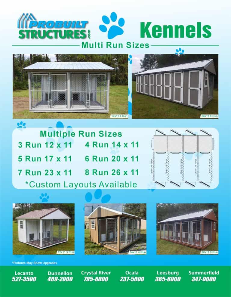 Dog Kennels For Sale In Florida - ProBuilt Structures